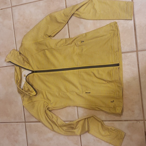 Lole | Tops | Lole Yellow And Gray Zip Up | Poshmark